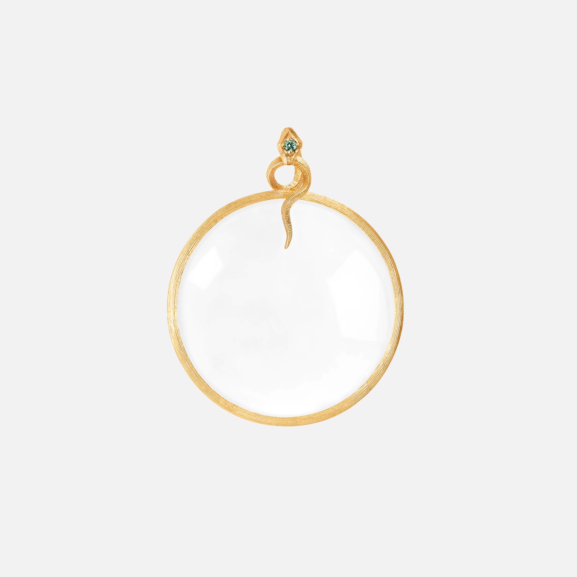 Snakes pendant with monocle | Ole Lynggaard