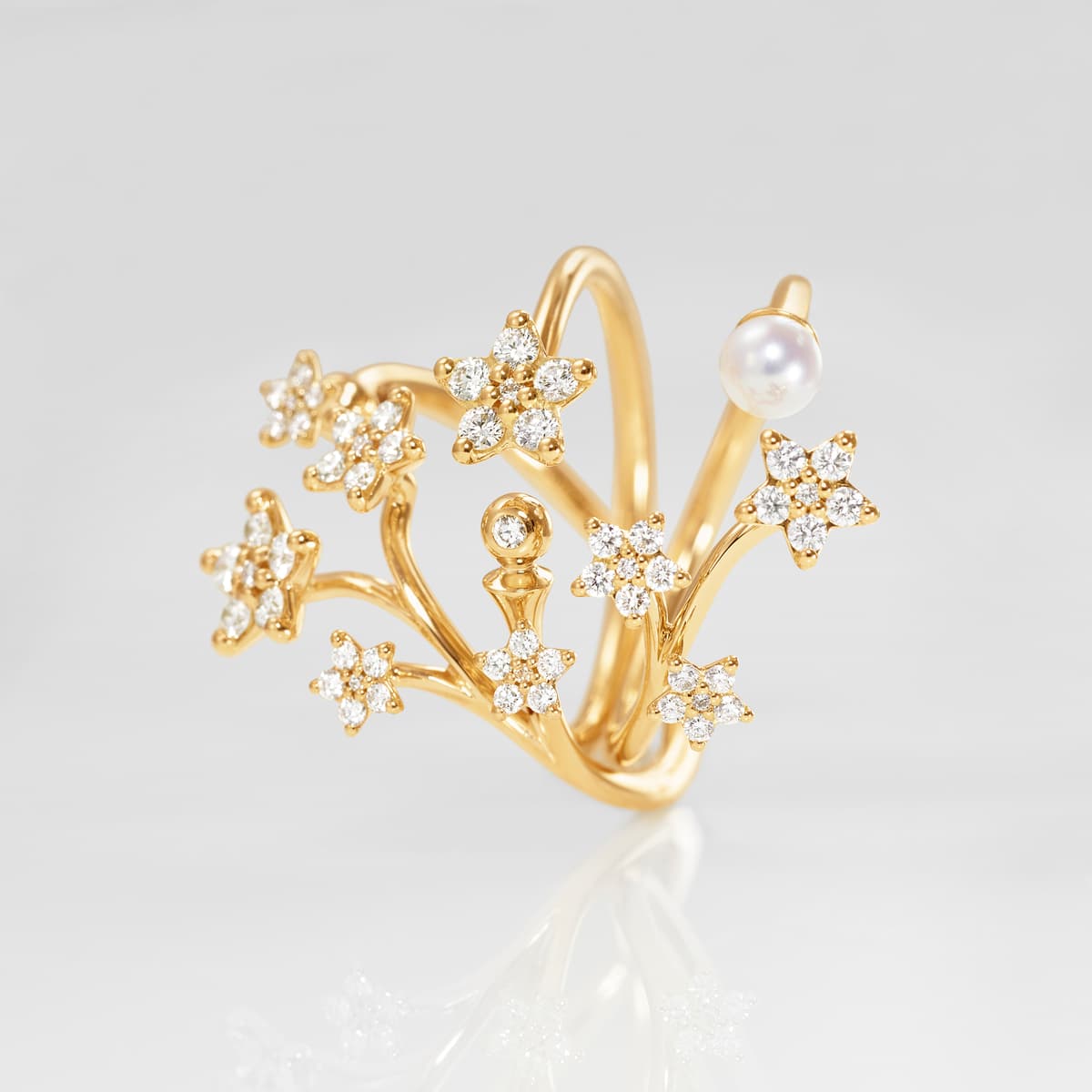 Shooting Stars ring large | Ole Lynggaard