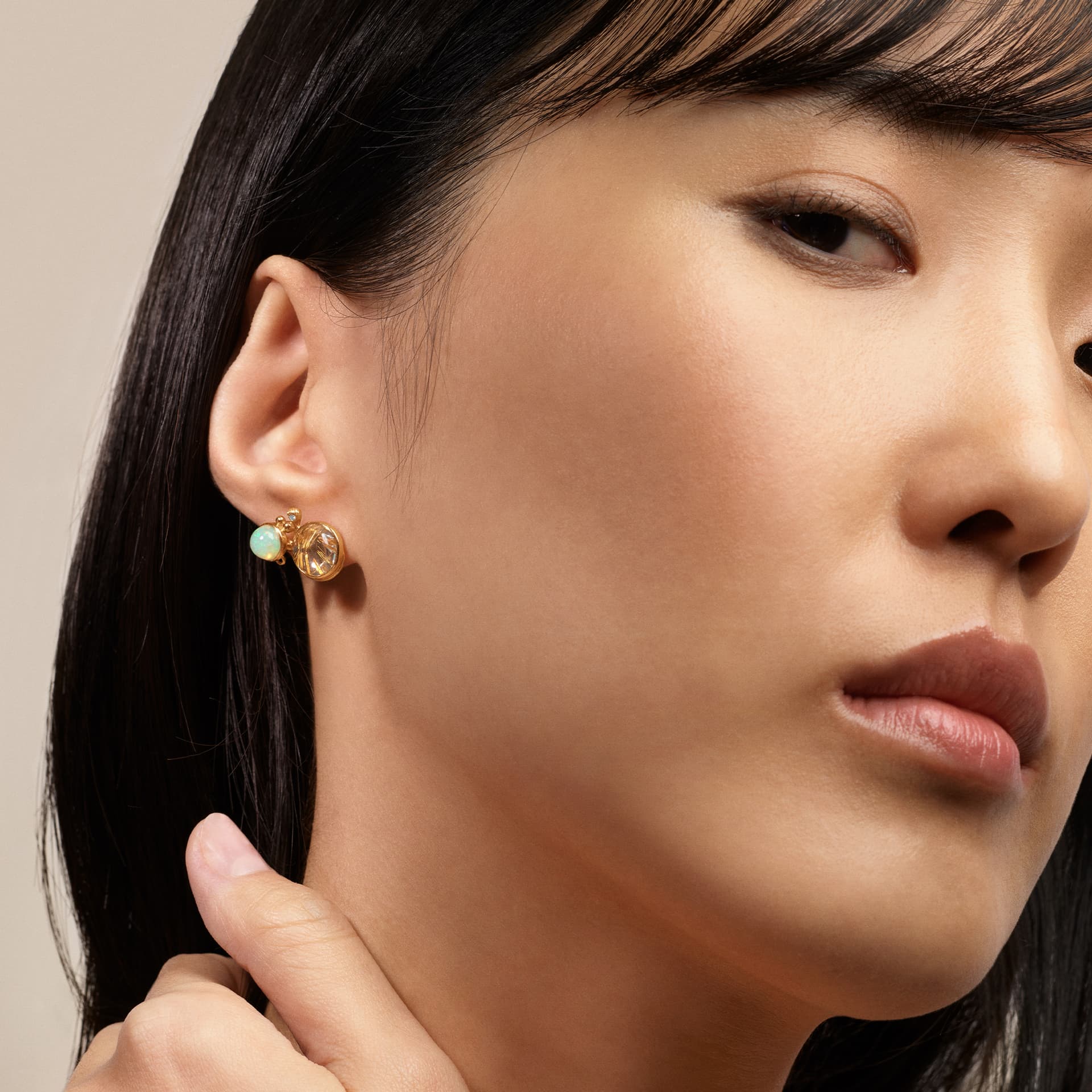 Lotus Stud Earrings | Ole Lynggaard