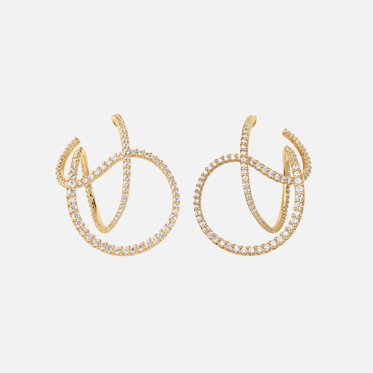 Love Bands Earrings Twisted | Ole Lynggaard