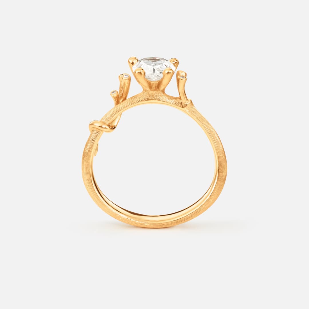 Nature solitaire ring | Ole Lynggaard